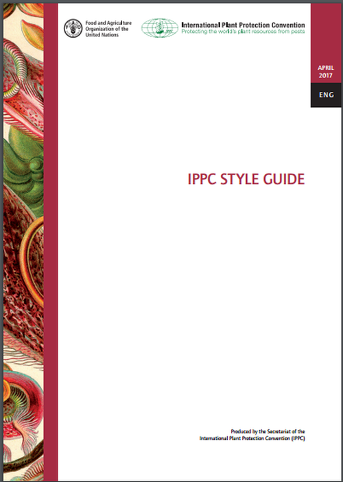 New IPPC Style guide - International Plant Protection Convention